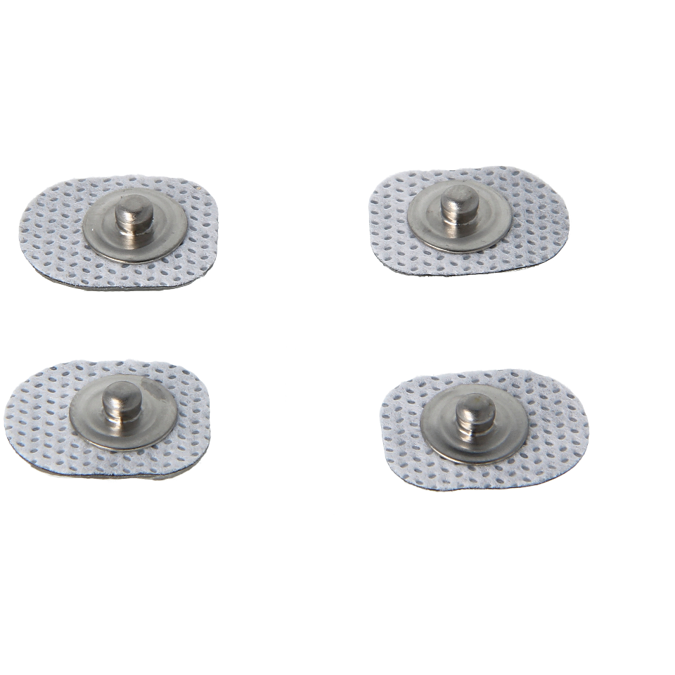 Adhesive electrode with a diameter 15 x 20mm | Button / snap connection ...
